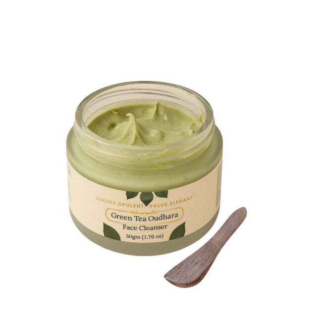 Green Tea Oudhara Face Cleanser - Potent O' Herbs